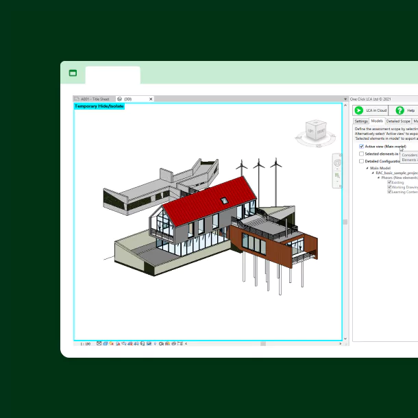 Autodesk Revit & One Click LCA | BIM & LCA